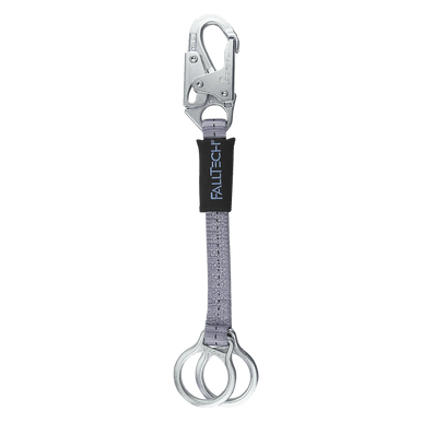 FallTech 83662D - 18" Double D-Ring Dorsal Extender with Steel Snap ...