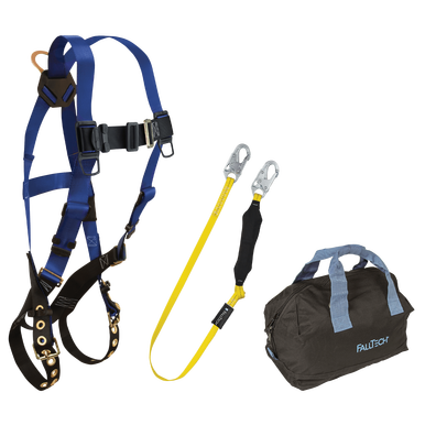 FallTech KIT166LT6P - Harness and Lanyard 3pc Kit Including Medium ...