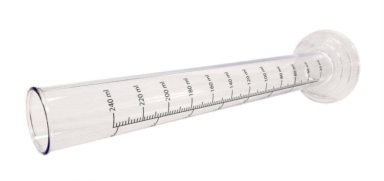 12” Plastic Hydrometer Test Jar One-Piece - Home Brew Ohio