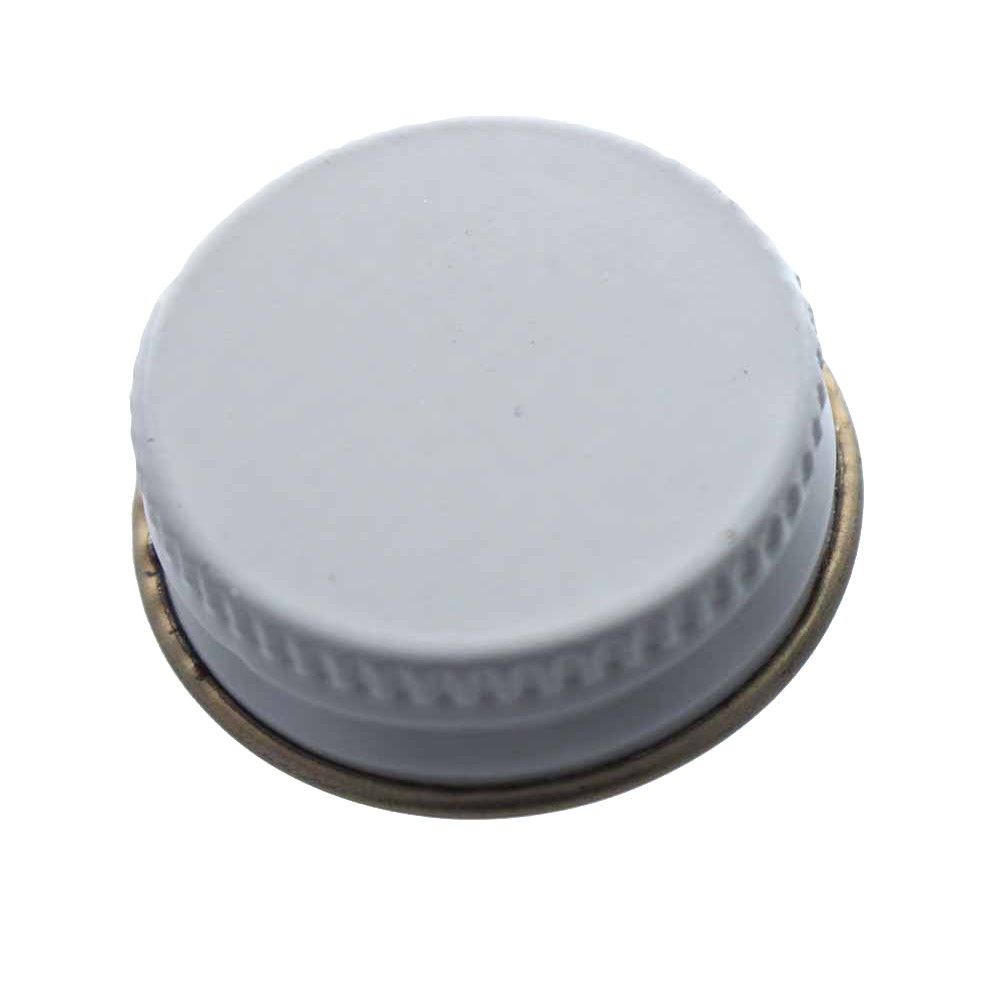 38mm Metal Screw Cap Black (Fits most 1/2 & 1 gallon jugs) 6 count ...