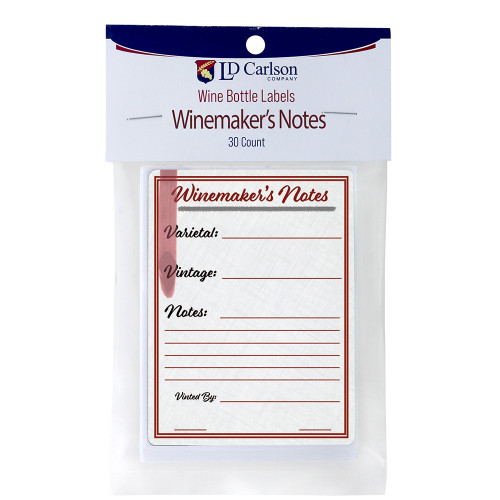 Winemakers Notebook Wine Bottle Labels 30/Pack Mist Collection - Home ...