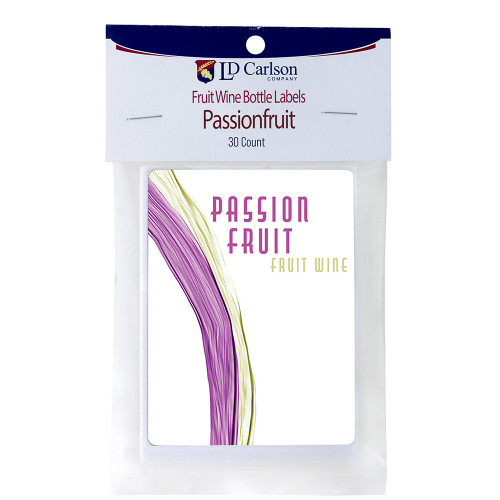 Passionfruit Fruit wine Labels 30/Pack Fruit Labels Collection - Home ...