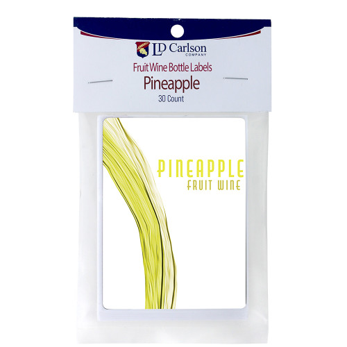 Pineapple Fruit wine Labels 30/Pack Fruit Labels Collection - Home Brew ...