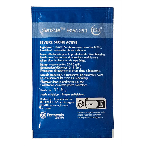 Belgian-Style Yeast SafAle BW-20 11.5 g - Home Brew Ohio