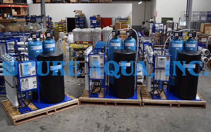 Commercial RO Assembly 3 x 7,500 GPD - USA - Pure Aqua, Inc.