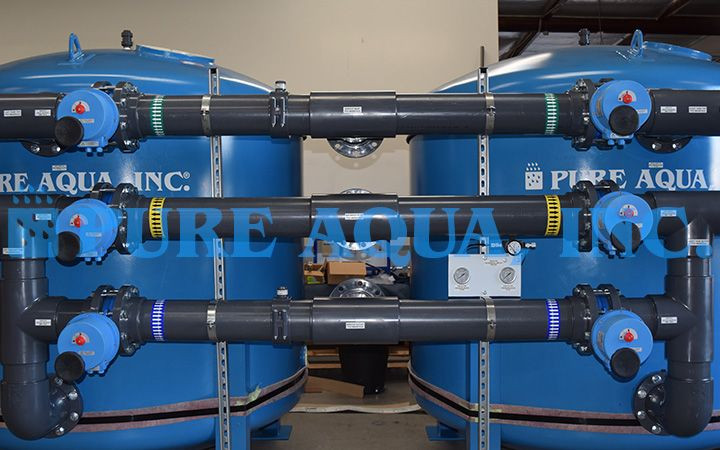 Twin Alternating Industrial Multi-Media Filters 2 x 385 GPM - USA
