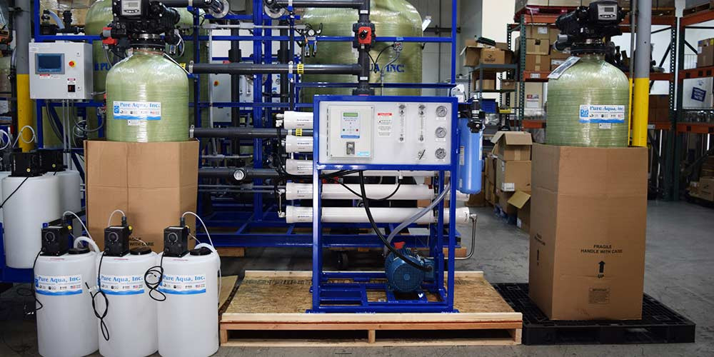 Commercial Shipping Line SWRO System - Ghana - Pure Aqua, Inc.