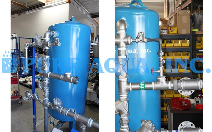 Duplex Water Softener 70000 gpd - Kuwait - Pure Aqua, Inc.