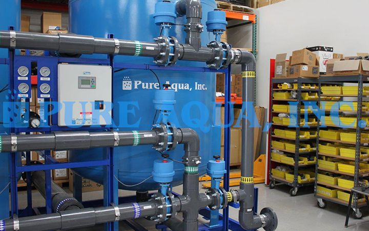 Duplex Multi Layer Filtration System 200 GPM - Mexico - Pure Aqua, Inc