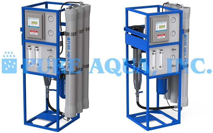 Double Pass RO System for Chevron 28,800 GPD - USA - Pure Aqua, Inc.