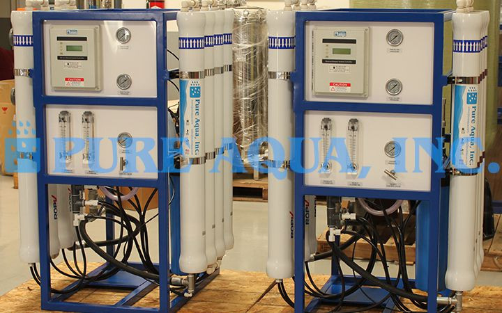 Commercial RO Systems 2 X 12,000 GPD - USA - Pure Aqua, Inc.