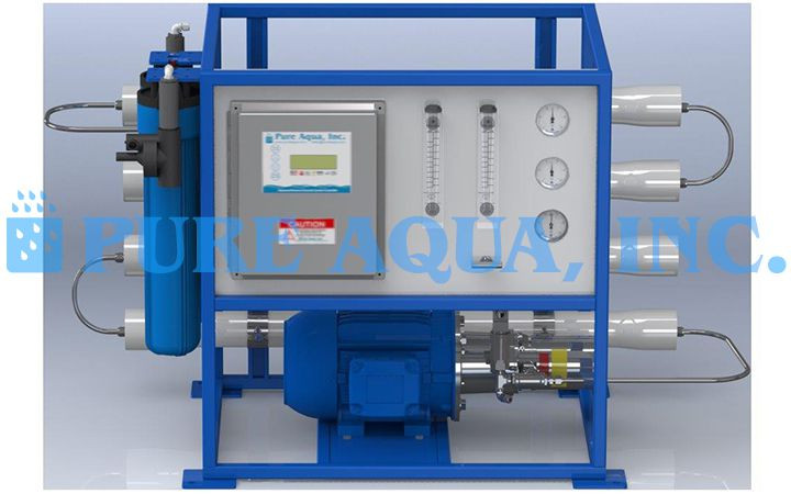 Containerized Water Treatment System 66,000 GPD - Libya - Pure Aqua, Inc.