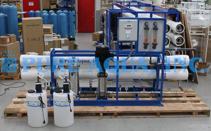 Commercial BWRO Machine 43,000 GPD - Peru - Pure Aqua, Inc