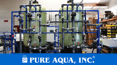 Deionization (DI) Skid Mounted Two Column Deionizer 25 GPM | Canada