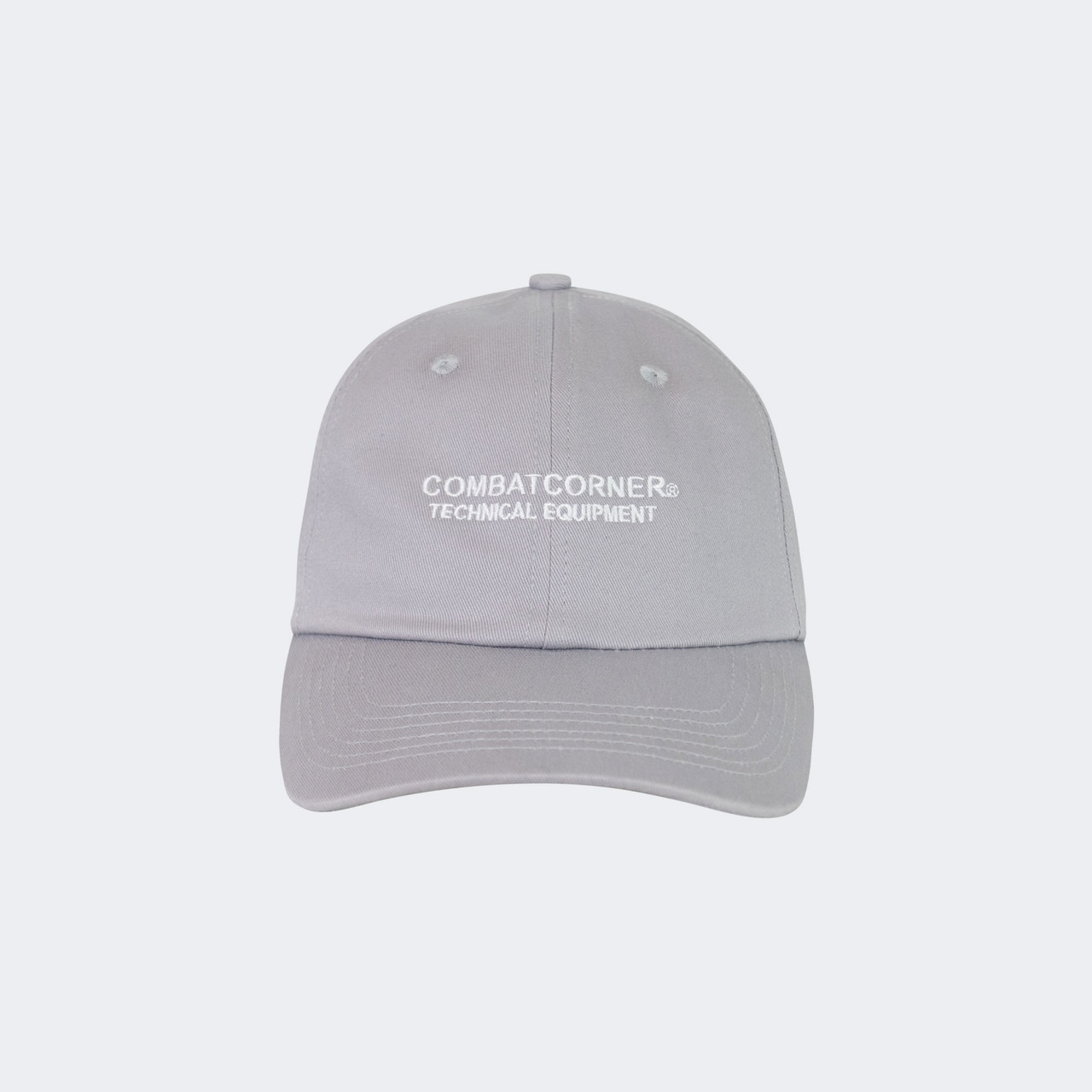 Tech Equip Curved Brim Strapback | Grey | Combat Corner