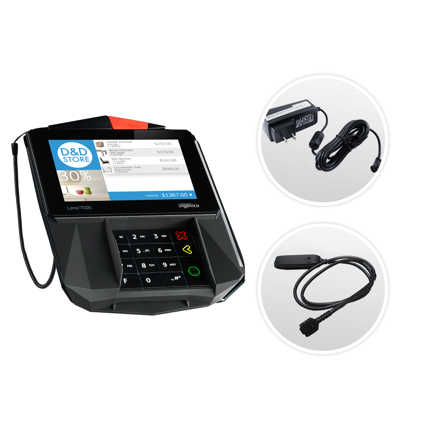 Pin Pads are used to conduct card-based transactions.