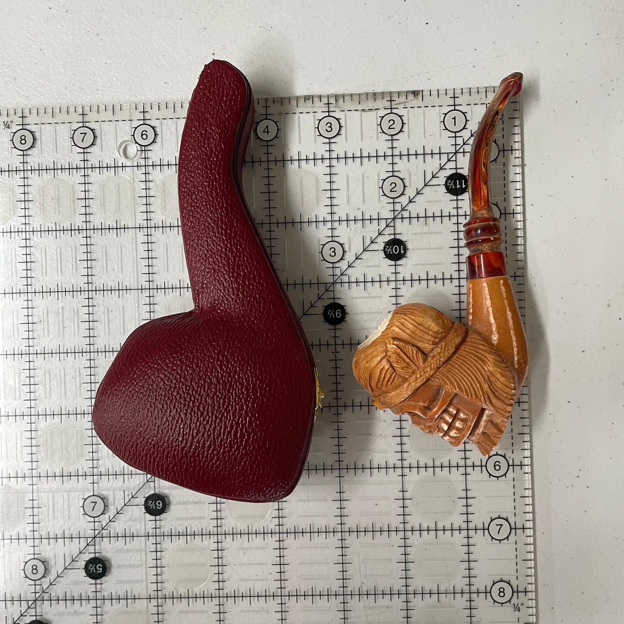 Meerschaum Grim Reaper Tobacco Pipe By Paykoc M55002 - Paykoc Pipes
