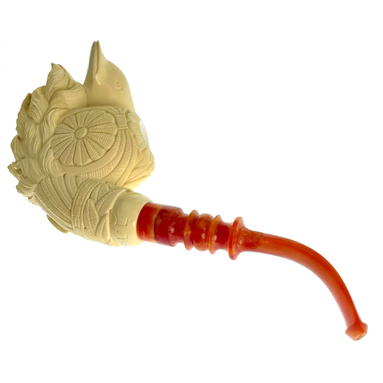Mesut Dolphin Meerschaum Tobacco Pipe M08123 - Paykoc Pipes