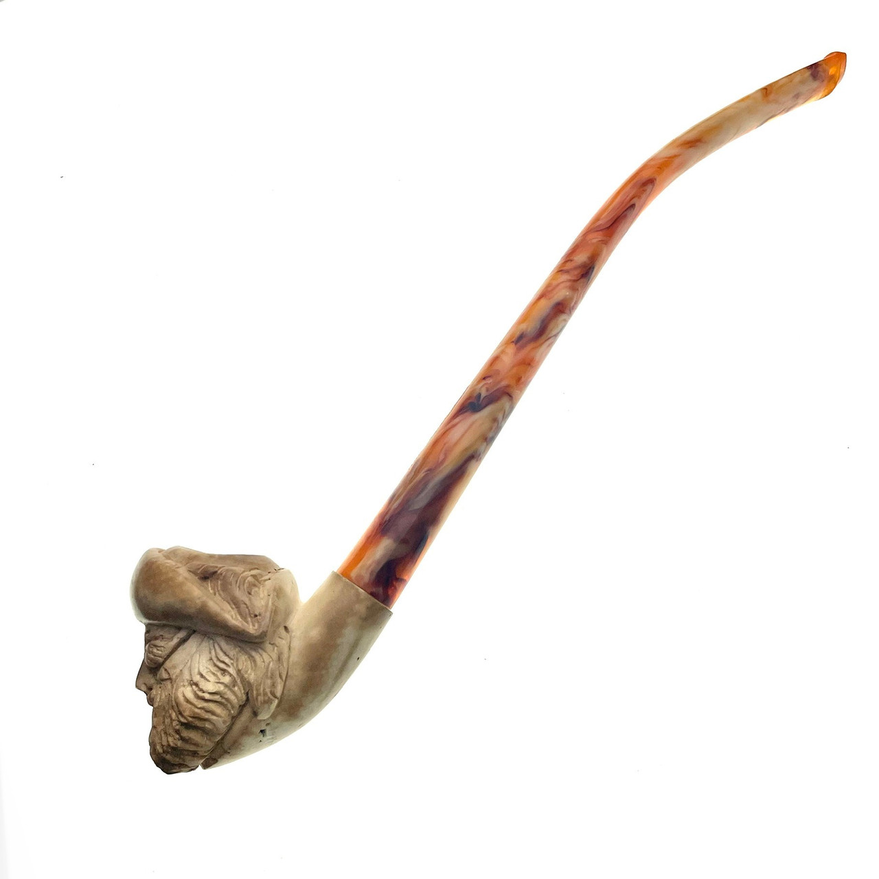 "Your a CROOK Captain Hook"-Long Stem Meerschaum Churchwarden by Paykoc ...