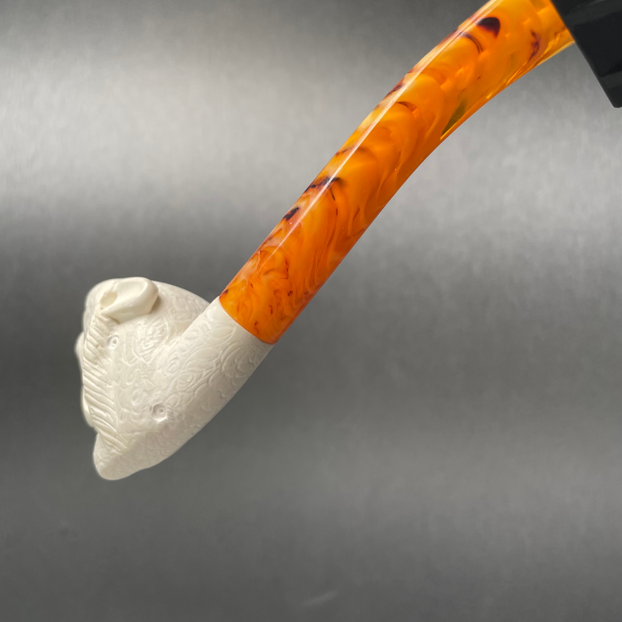 SUPER Saber-tooth Tiger Pipe 1/4 Bend By Paykoc M01222 - Paykoc Pipes