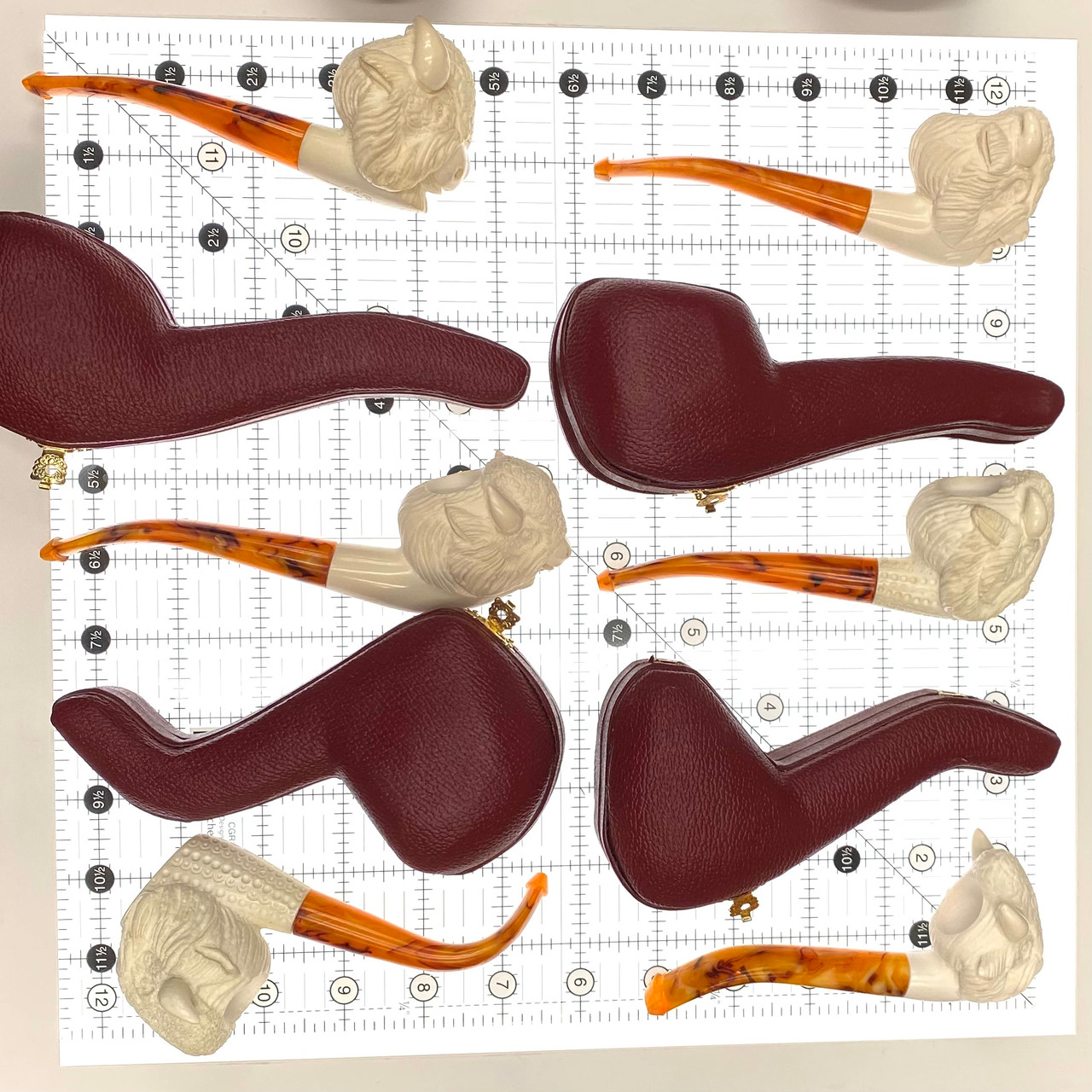 North American Bison Buffalo Meerschaum Pipes, $65 Assorted 1 Count ...