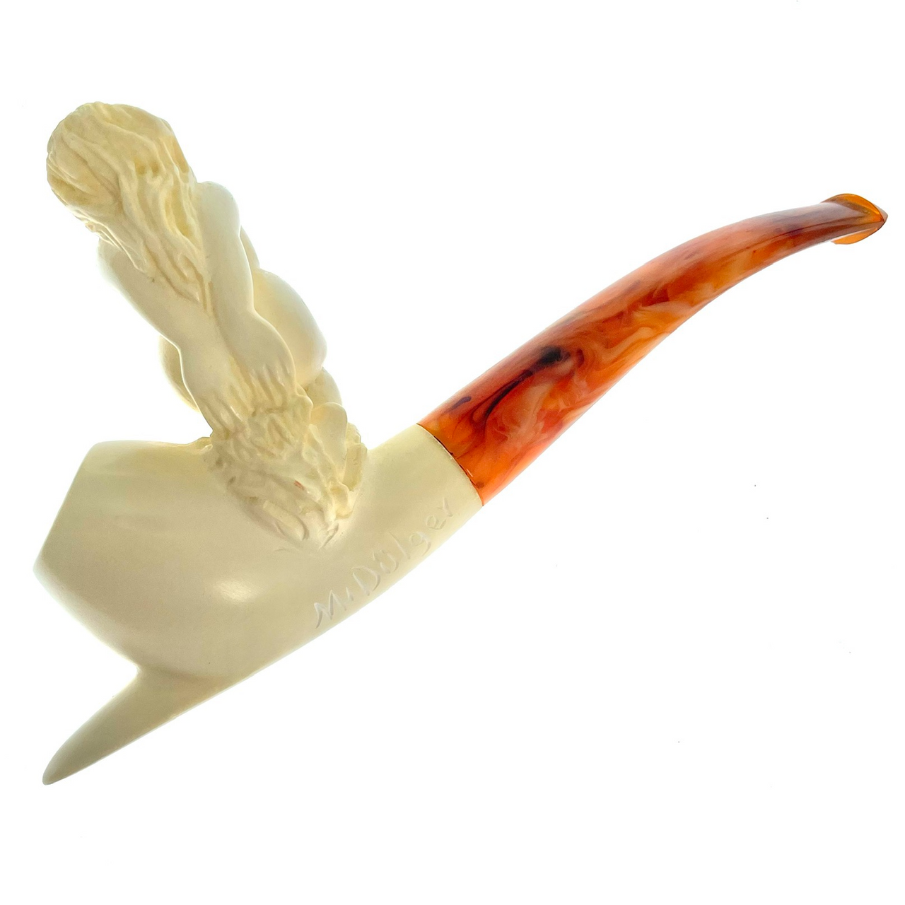 Small Nude Woman Nautical Figurehead on Small Bowl Dulger Signature ...