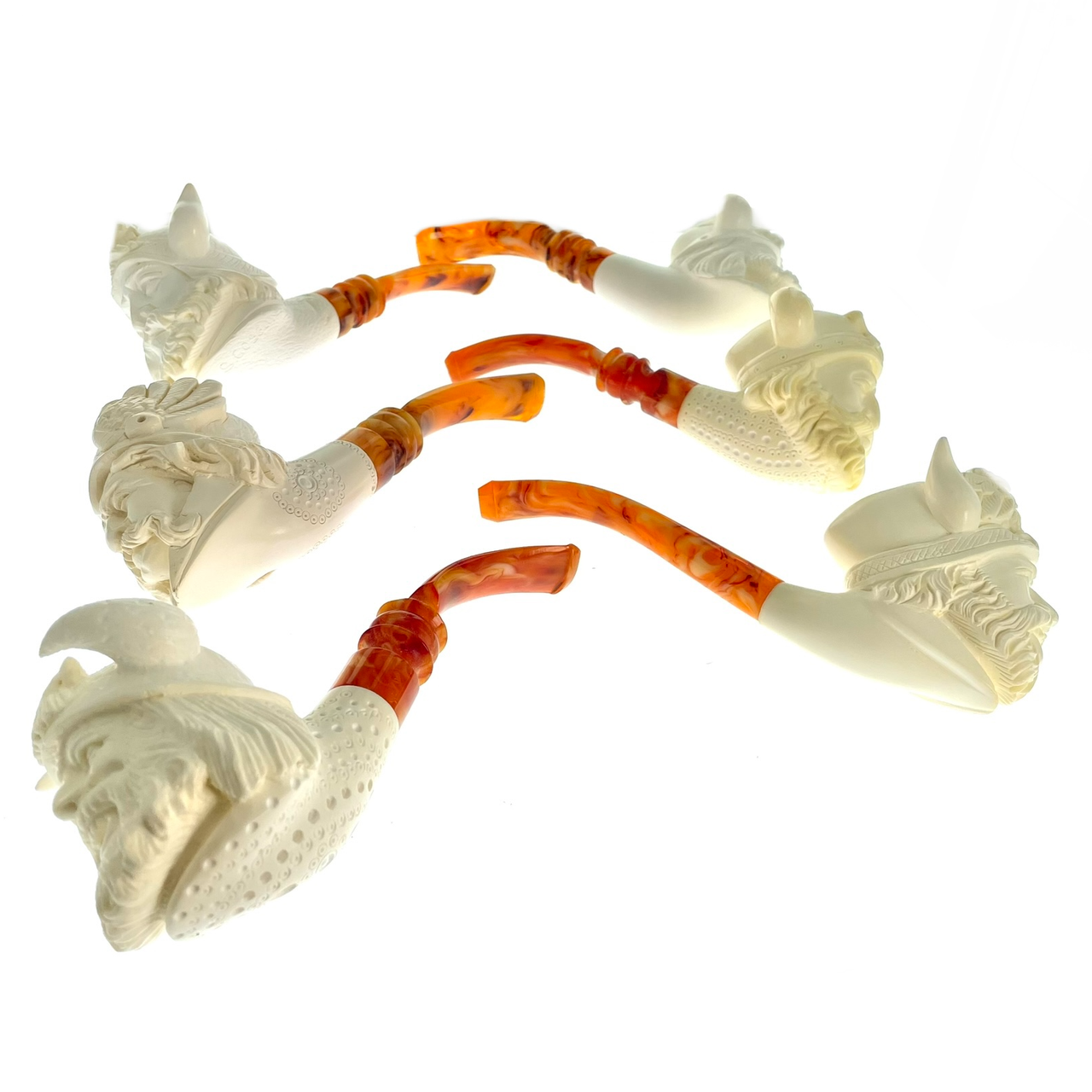 $95 Viking Meerschaum Pipes, Assorted - Paykoc Pipes