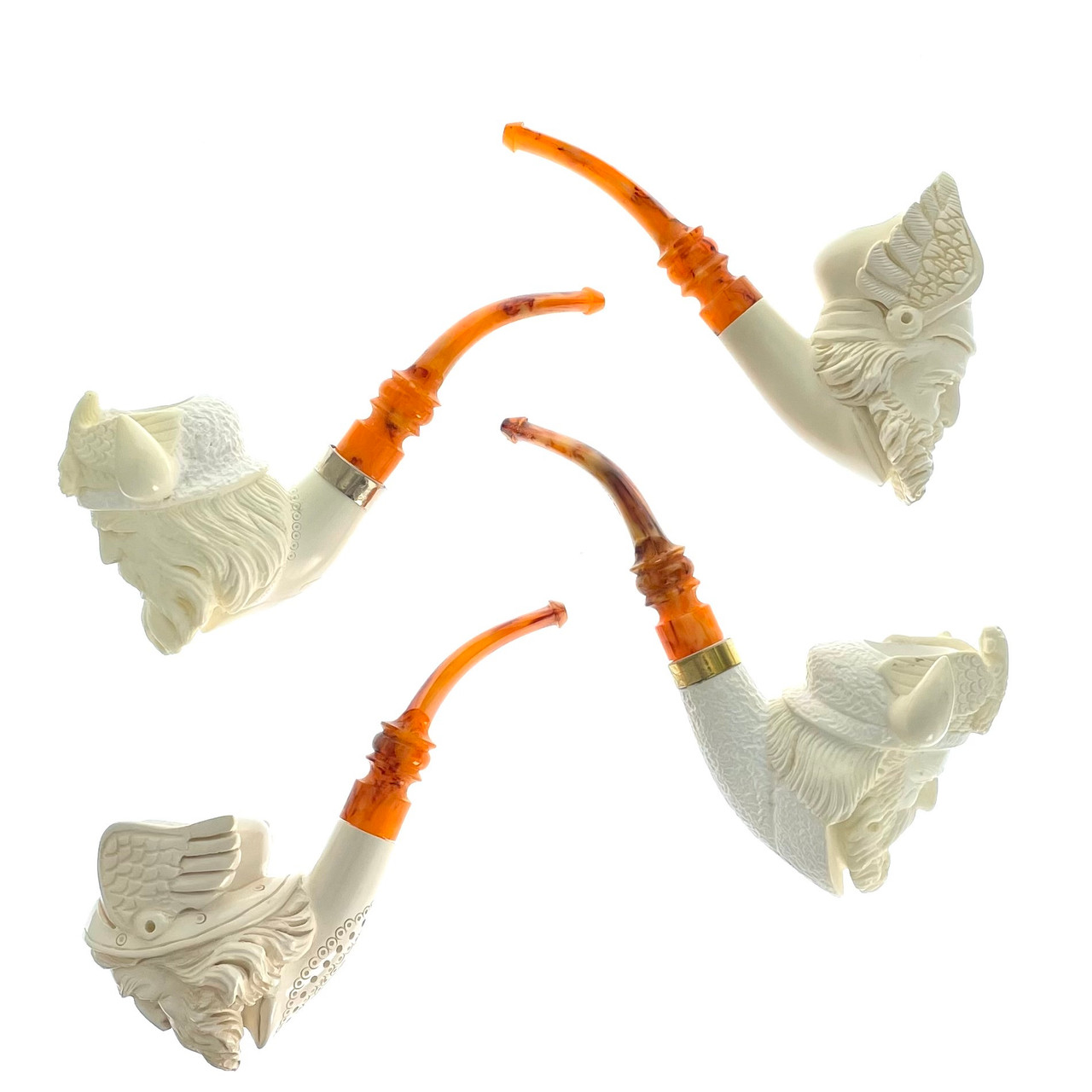$150 Viking Meerschaum Pipes,1 Assorted Pipe - Paykoc Pipes