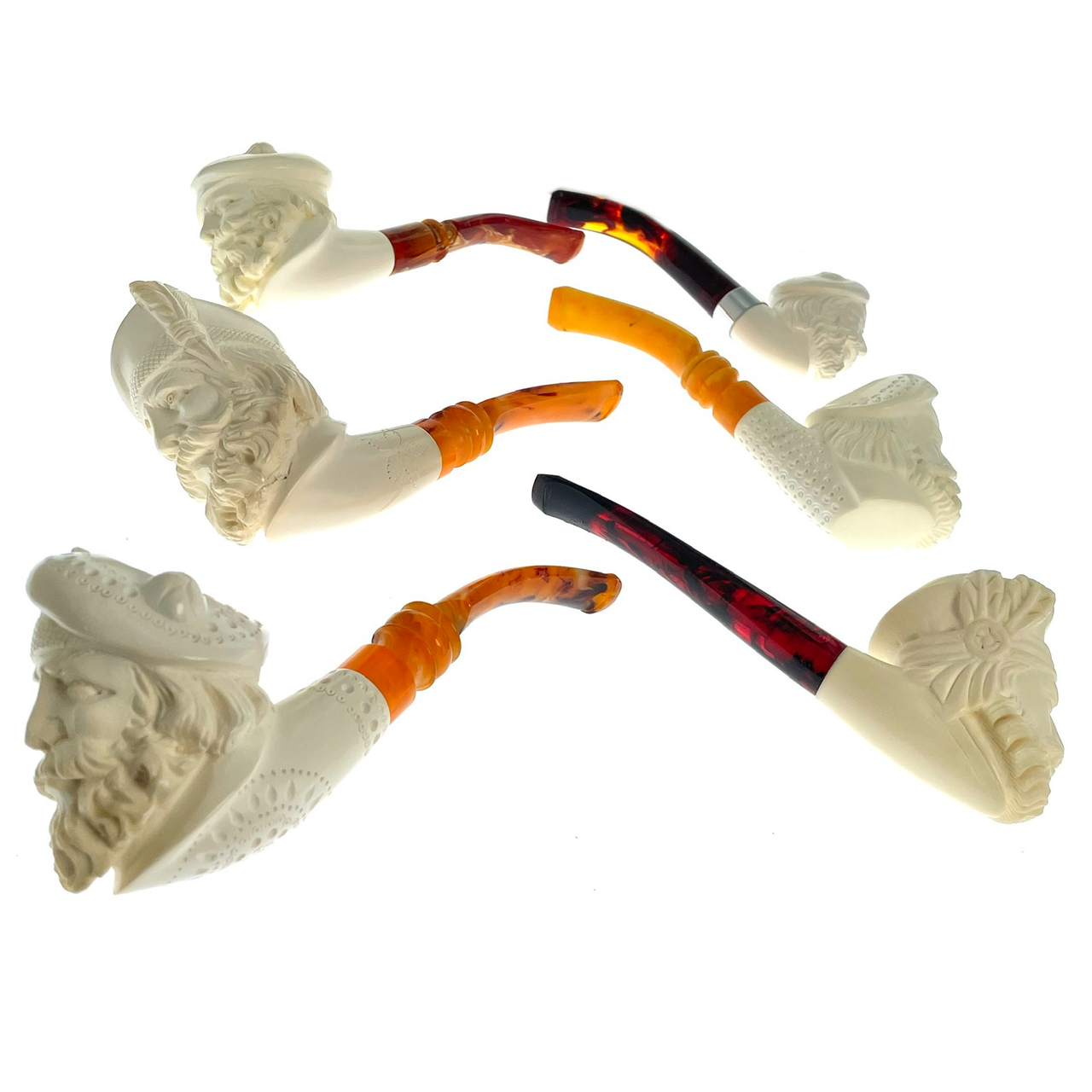 $95 Scotsman Meerschaum Pipes, 1 Assorted Piece - Paykoc Pipes