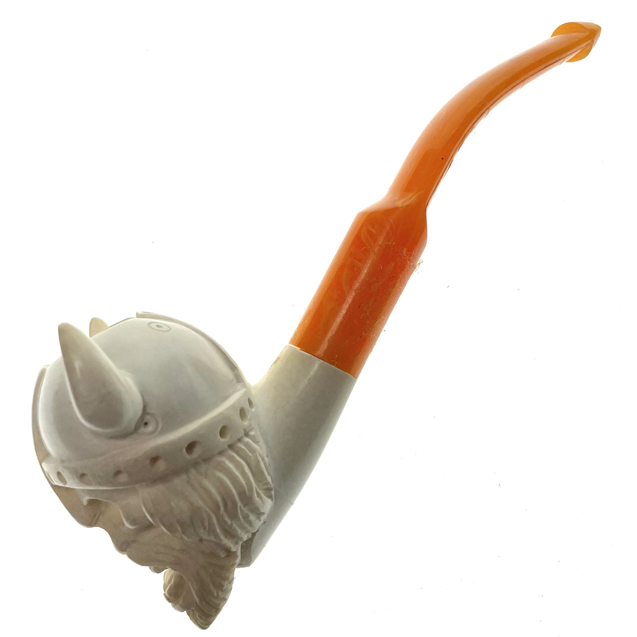 Dead Viking Skull Pipe 1/2 Bend By Paykoc M54004 - Paykoc Pipes