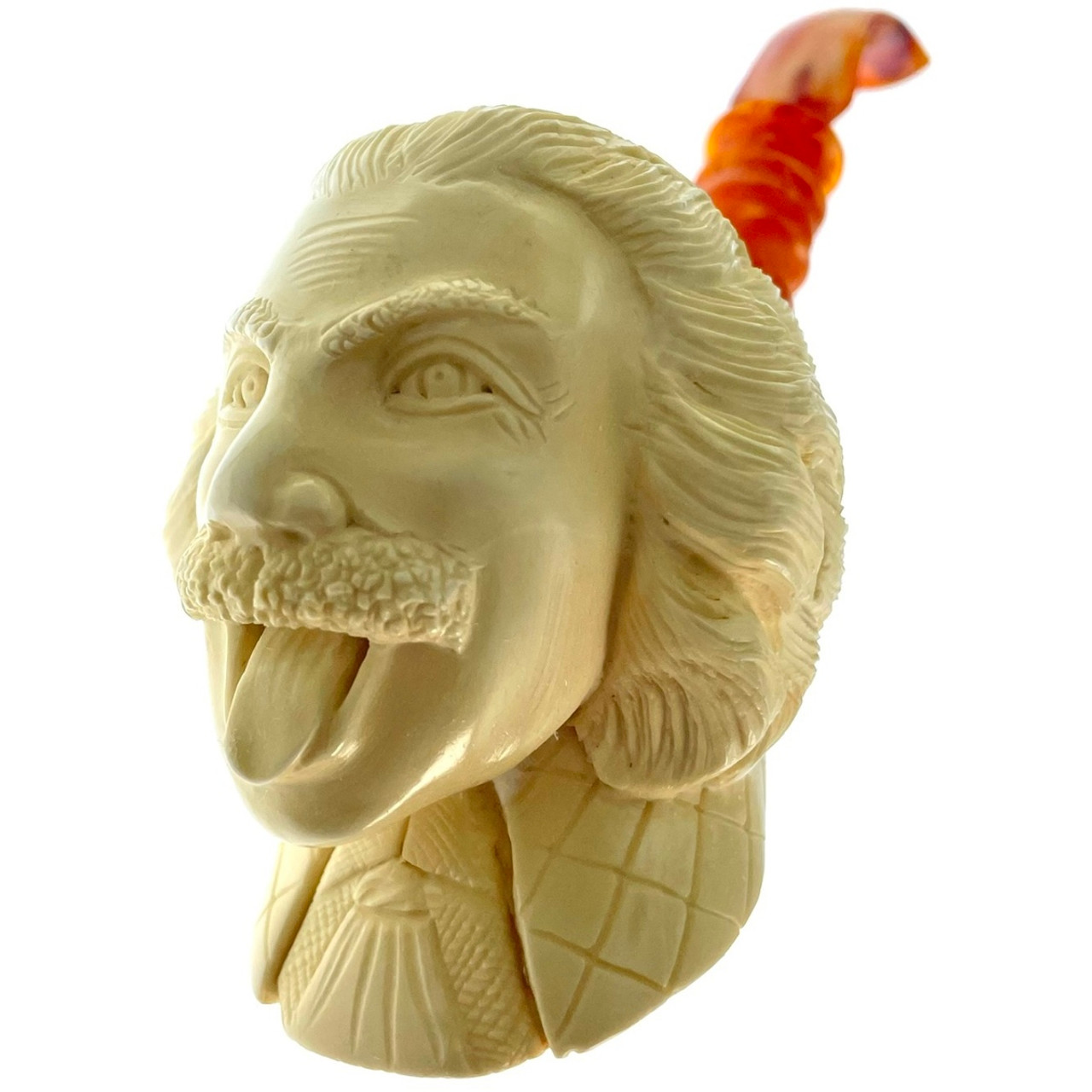 Albert Einstein Full Sized Baglan Master Carver Meerschaum Pipe M78064 ...