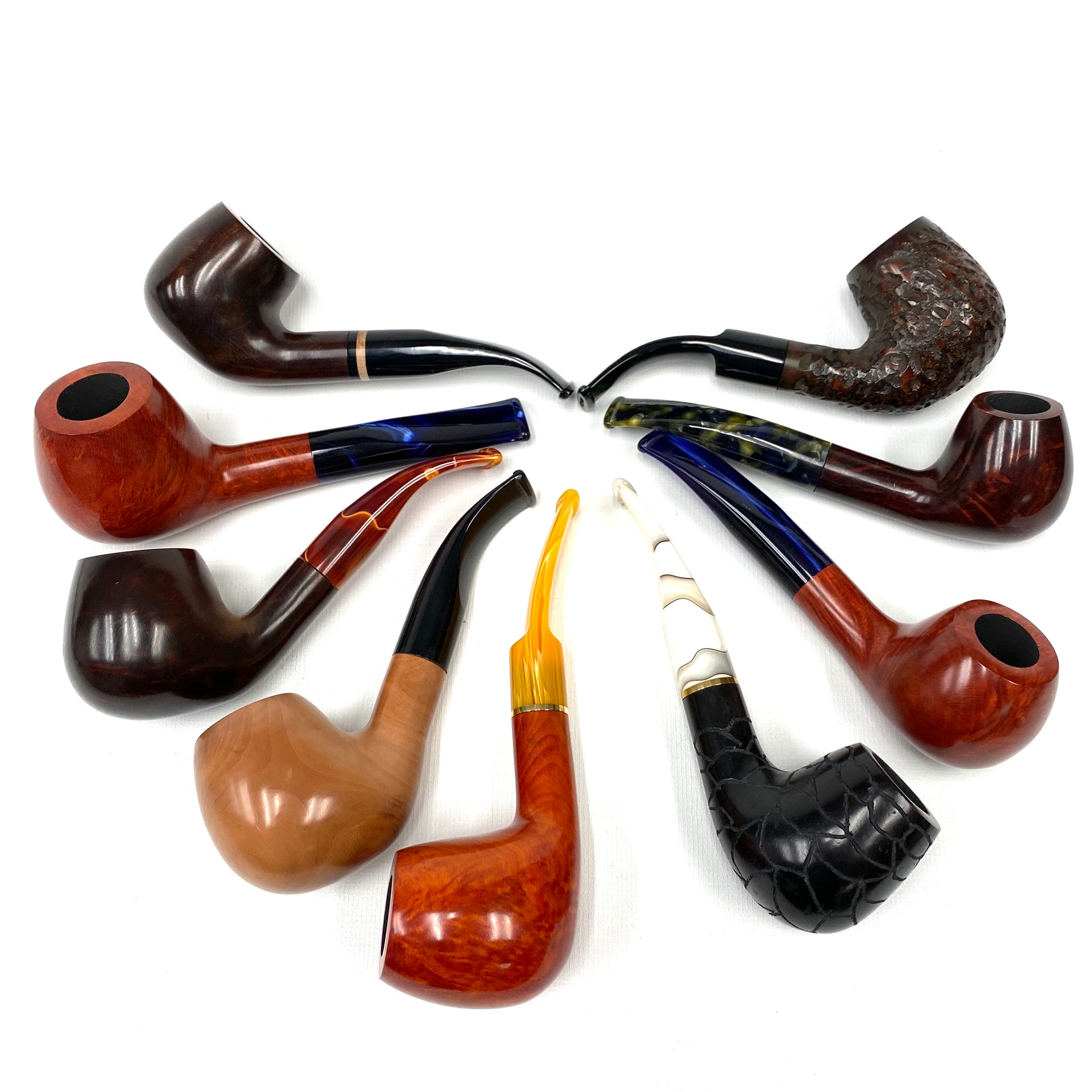Full Sized Filter German Briar Tobacco Hand Pipe Assorted Colors 1 ...
