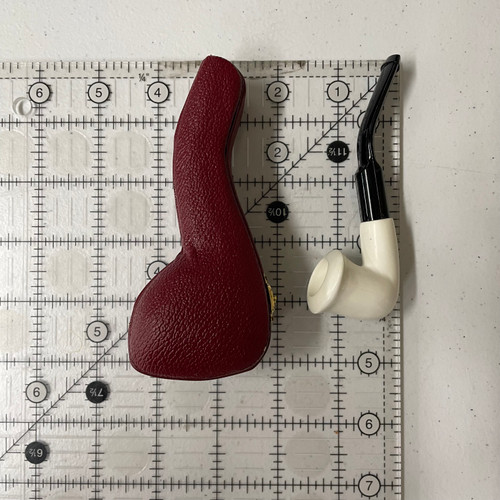 Mini Calabash Pipe With Case Miniature Meerschaum M60005 - Paykoc Pipes