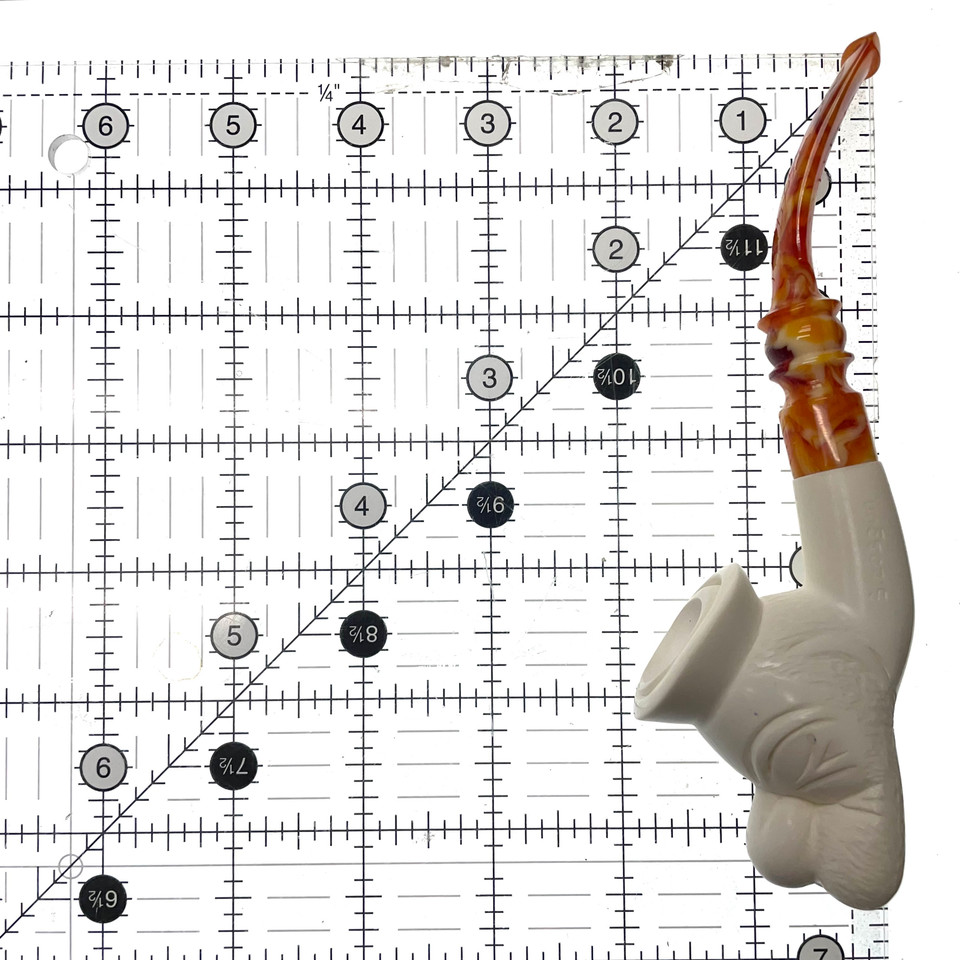 Popeye the Sailor Signature Meerschaum Pipe - Paykoc Pipes