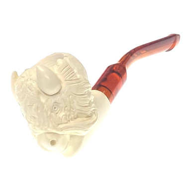 Mini Buffalo Miniature Pipe NO Case Meerschaum M60051L - Paykoc Pipes