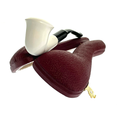 Mini Calabash Pipe With Case Miniature Meerschaum M60005 - Paykoc Pipes
