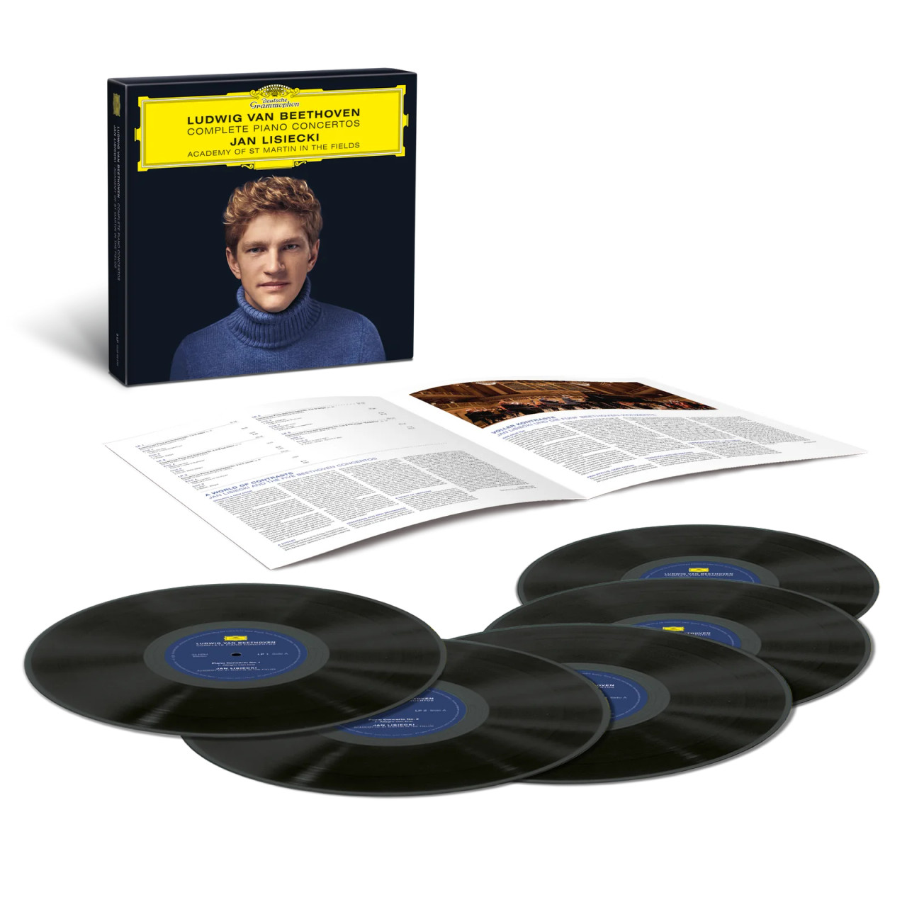 Beethoven - Complete Piano Concertos: Jan Lisiecki (180g Vinyl 5LP Box ...