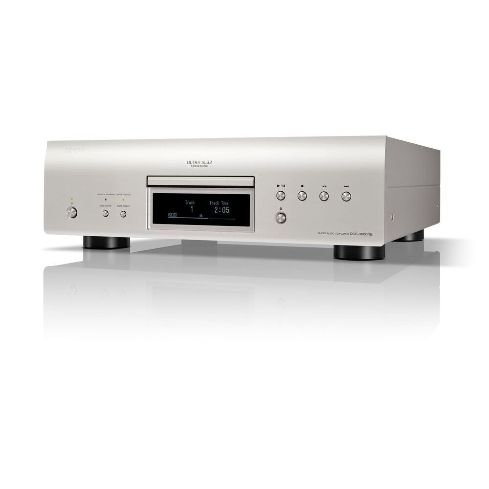 Denon - DCD-3000NE SACD/CD Player (Silver) **OPEN BOX** - Music Direct