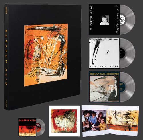 Scratch Acid - Box Set (180g Colored Vinyl 3LP + 7" + Book Box Set ...