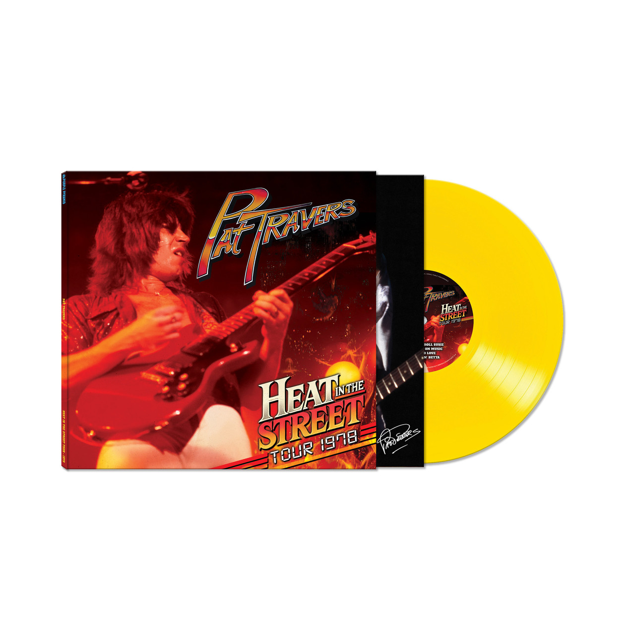 Pat Travers - Heat in the Street Tour 1978 (Colored Vinyl LP) - Music ...