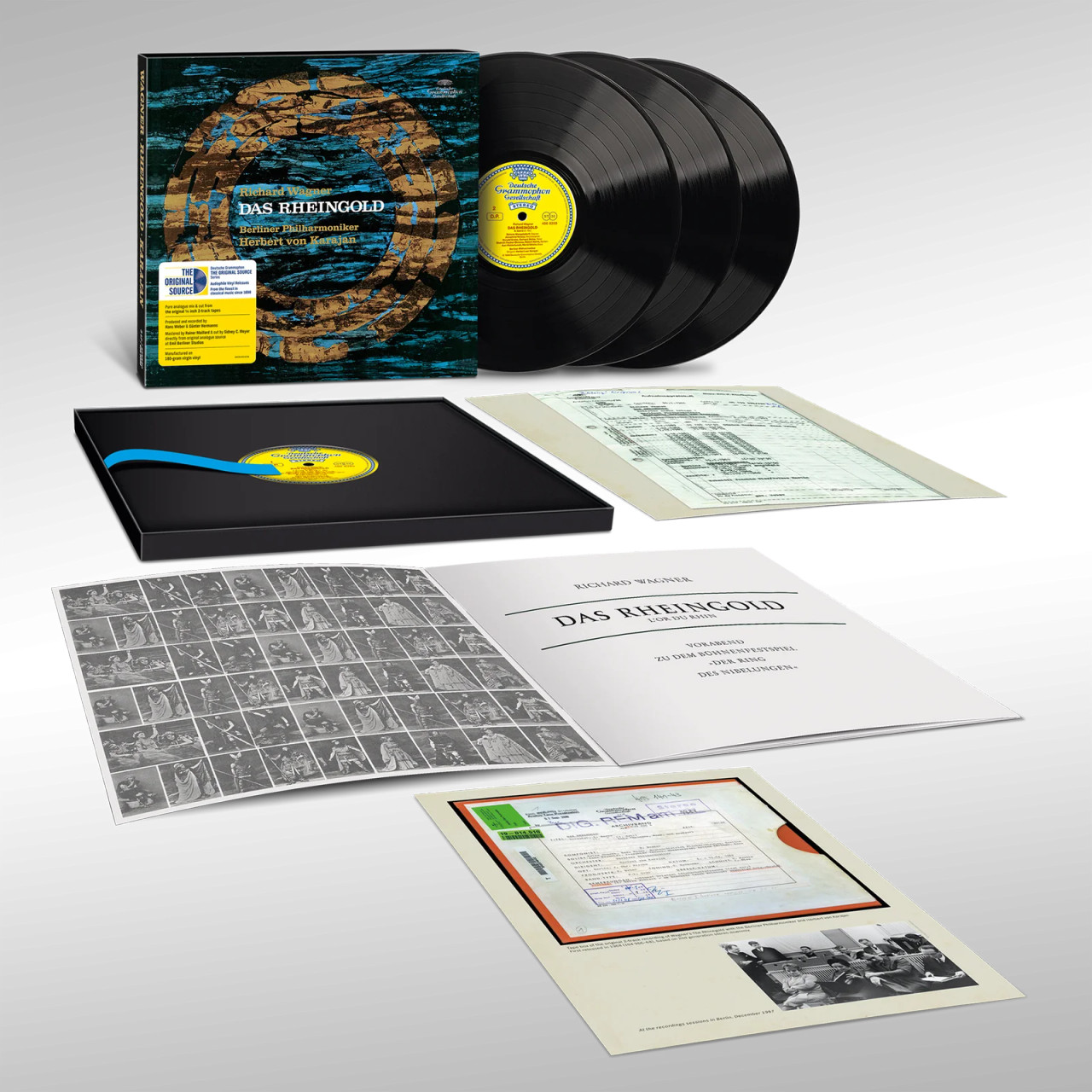 Wagner - Das Rheingold: Karajan: Original Source Series (180g Vinyl 3LP ...