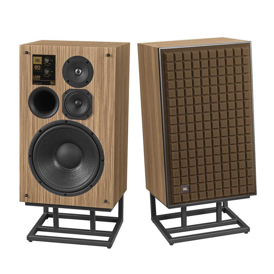 JBL - L100 Classic 80 Bookshelf Speakers with JS-150 Speaker Stands ...