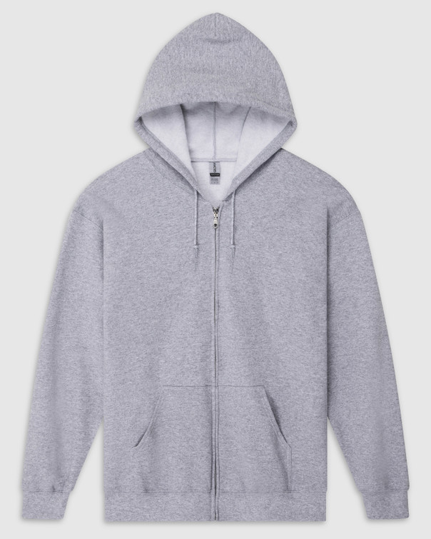 18600 | Gildan Heavy Blend Zip Hoodie | Classic Fit