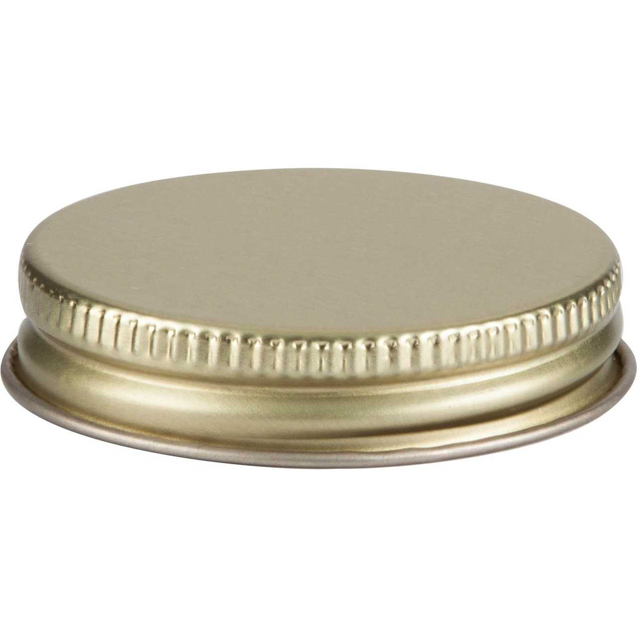 48/400 Gold or White Continuous Metal Cap with Plastisol Liner | CT ...