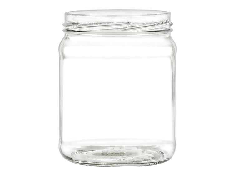 16 fl oz Salsa Glass Jar with Lid - 473ml | Nakpunar