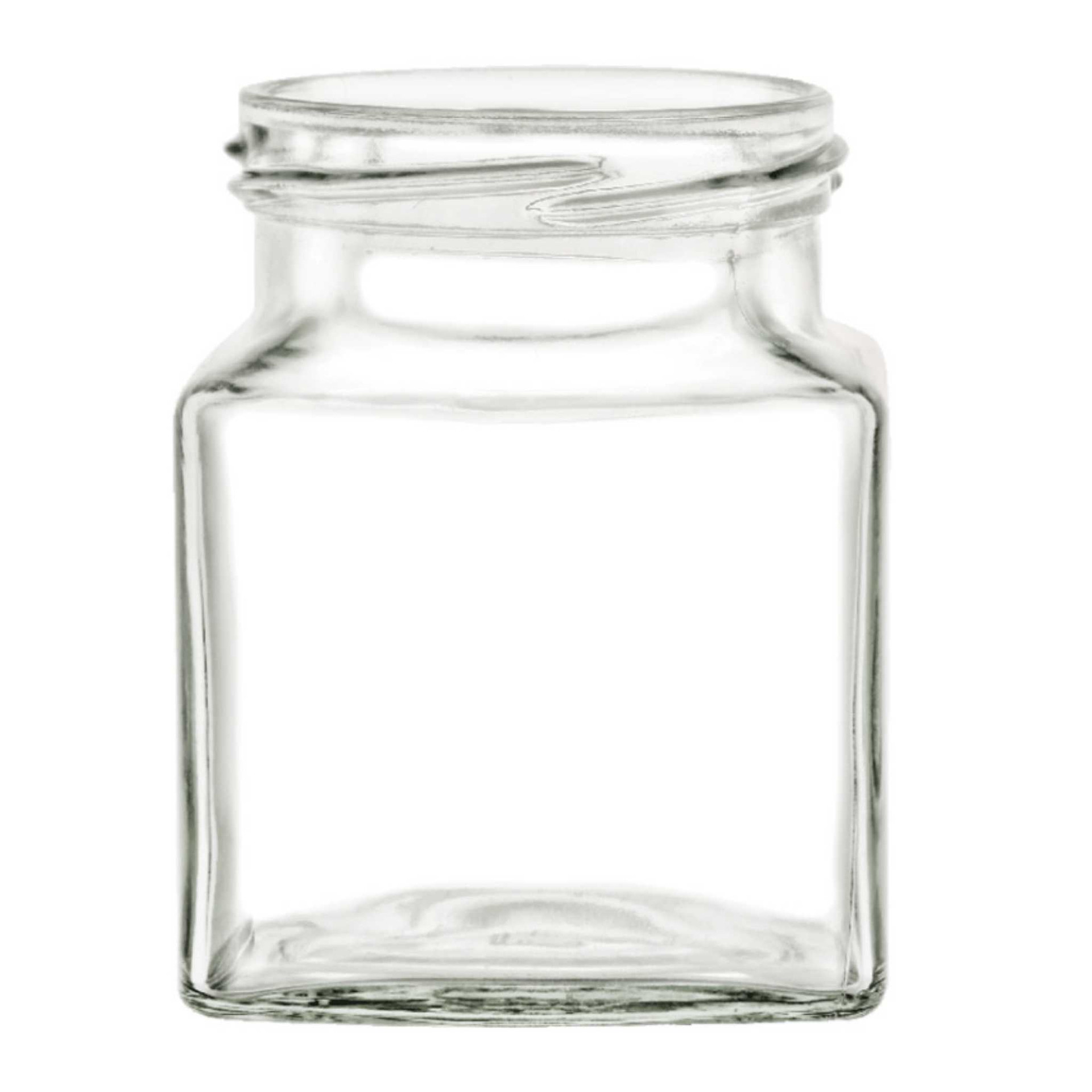 Square Glass Jars | Canning Jars | Jam Jars | Jelly Jars