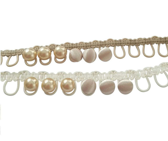 Non-Elastic Bridal Button Loops, Corset Closures | Nakpunar