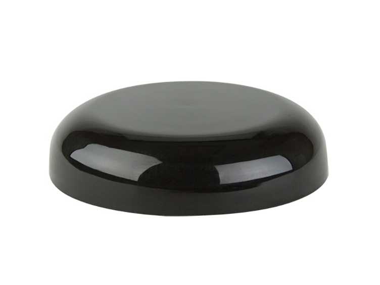 89/400 Black PP Plastic Dome Cap | Closures, Lids
