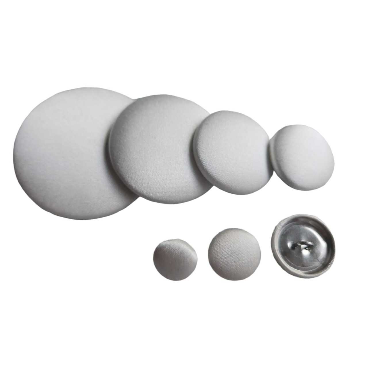 Off White Satin Button | Silk Satin Buttons
