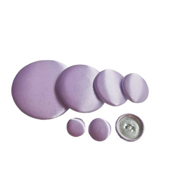 Lilac Satin Button | Silk Satin Buttons